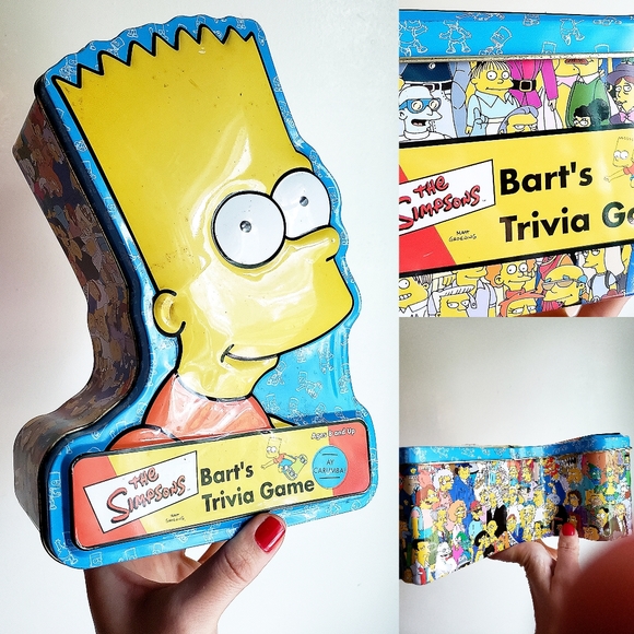 Hasbro | Toys | Collectors Bart Simpson Simpsons Trivia Game | Poshmark